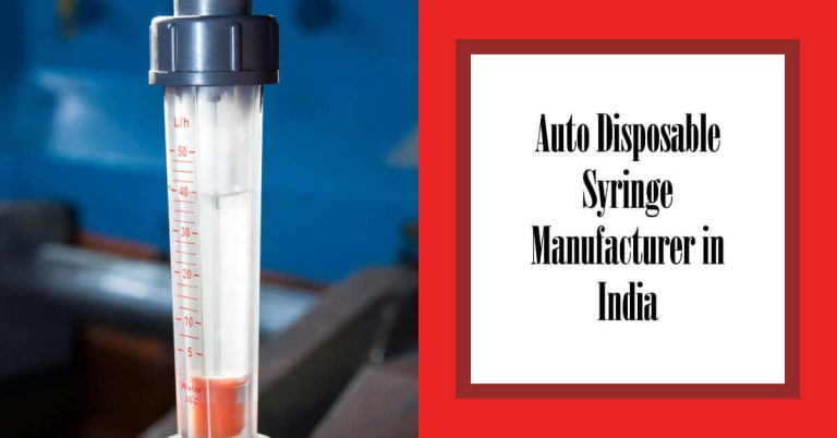 #1 Auto Disposable Syringe Manufacturer In India
